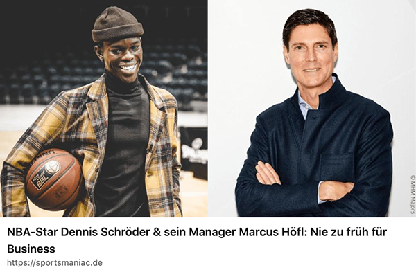 Marcus Höfl - Sportmanager, Founder, Consultant & Investor